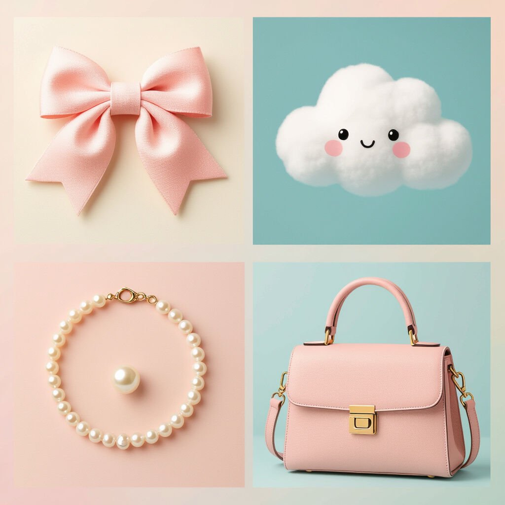 Aesthetic Cute Preppy Wallpaper | AI Generated Designs