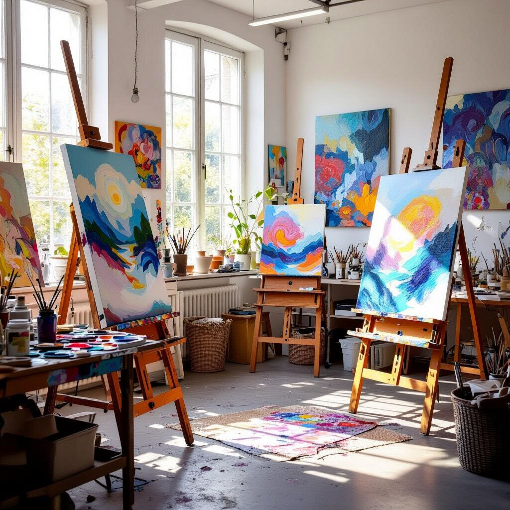 How To Design Your Art Studio - AI Art Inspiration