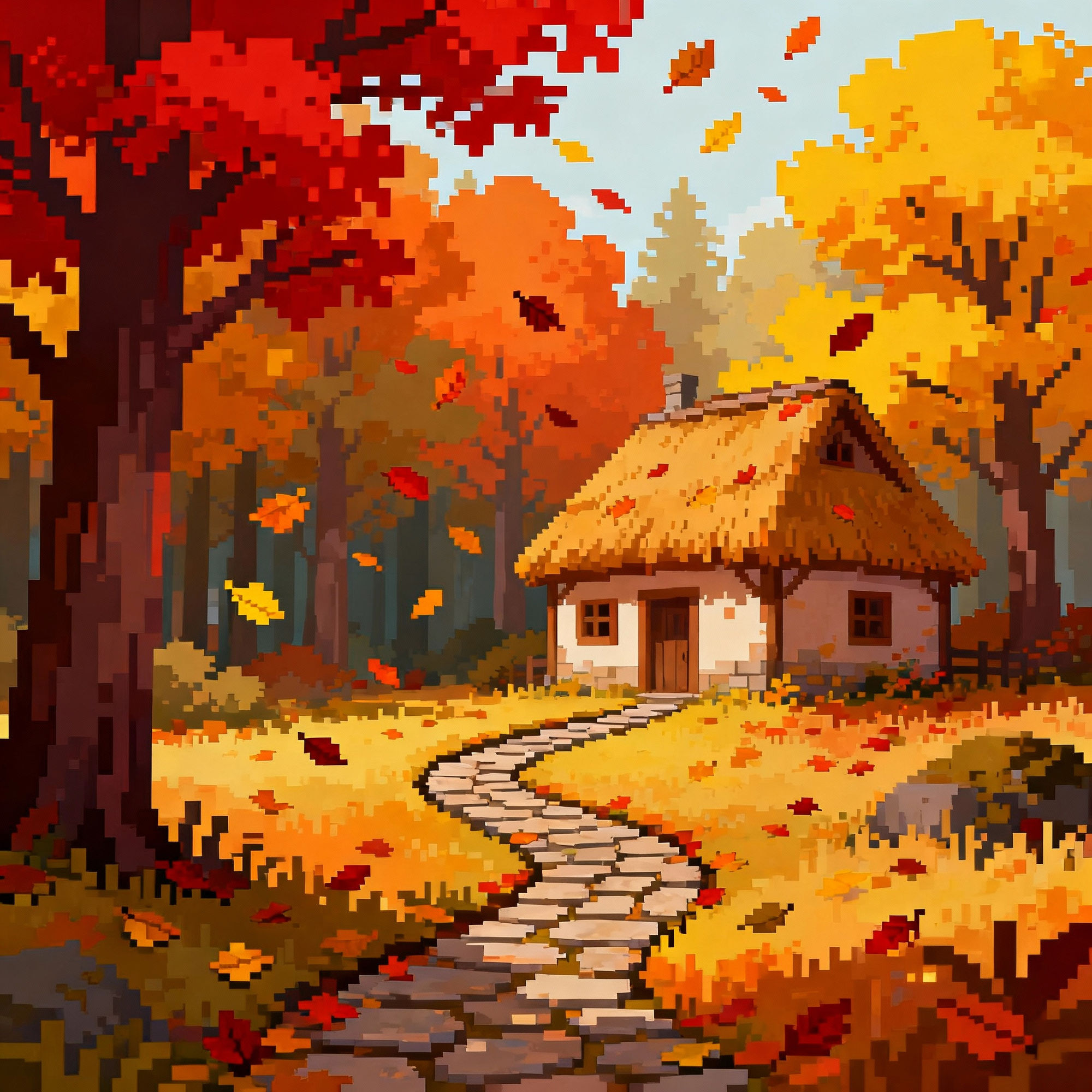 Fall Pixel Art - Create Seasonal Scenes With AI