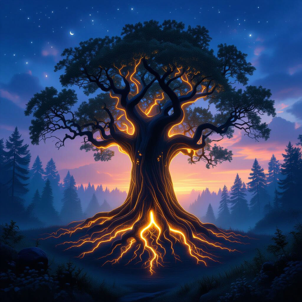 Trees Wallpaper - AI Generated Designs