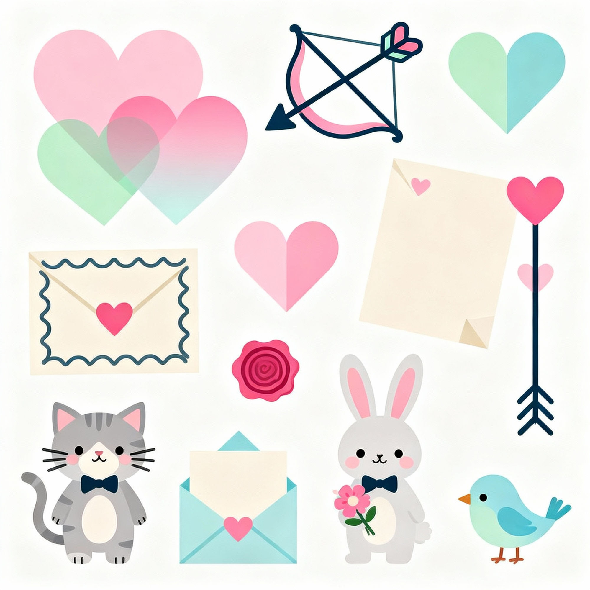 Free Valentine Clip Art - AI Generated Designs