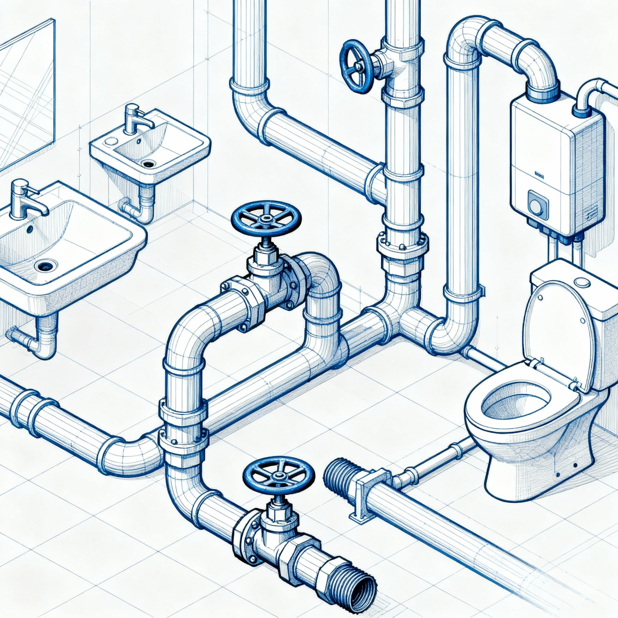 Plumbing Isometric Drawings - AI Generated Art & Inspiration