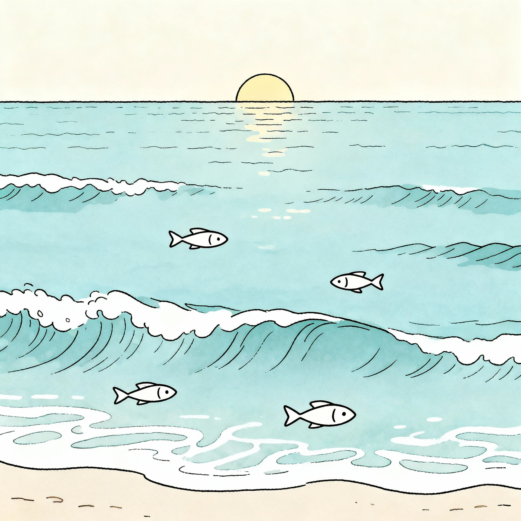 Ocean Easy Drawing - Create Stunning Ocean Art With AI