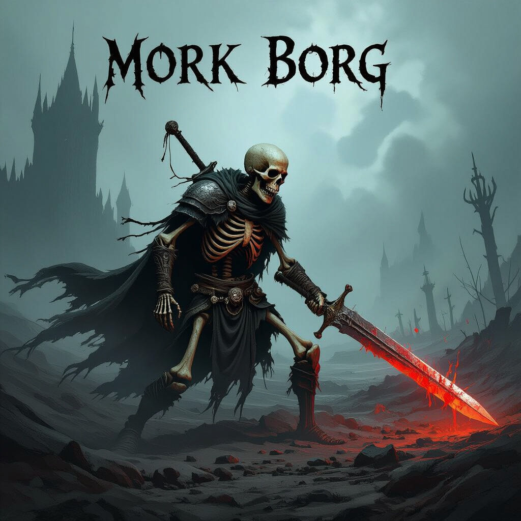 Mork Borg Art - Create Your Own Dark Fantasy Images