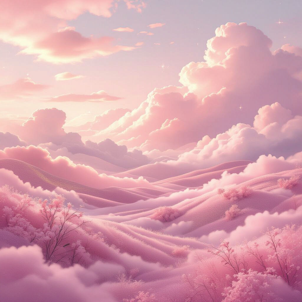 Aesthetic Pink Wallpapers - AI Generated & Customizable