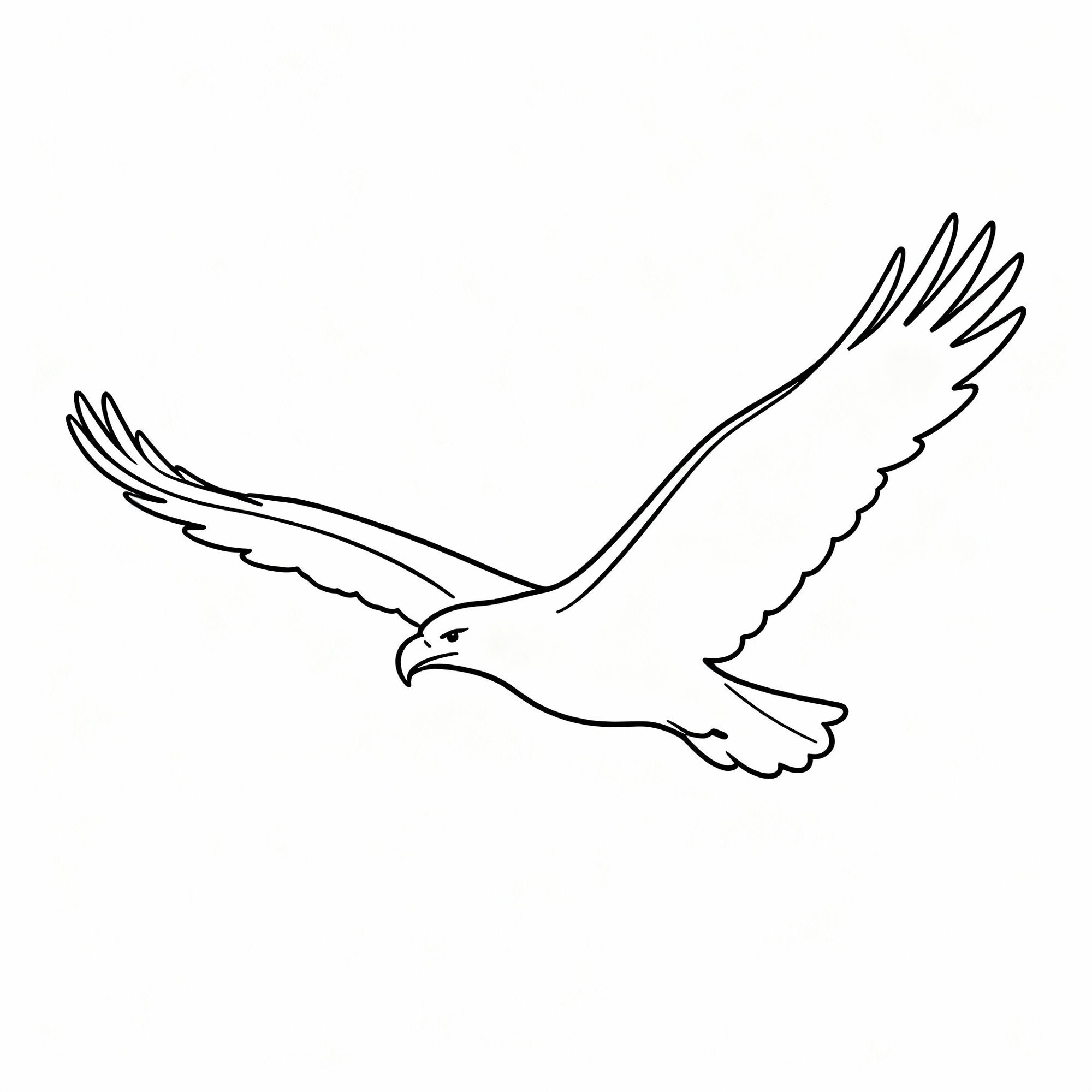 Simple Easy Eagle Drawings - Create Your Own AI Art