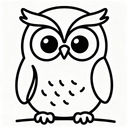 Simple Owl Drawings - AI Generated Art
