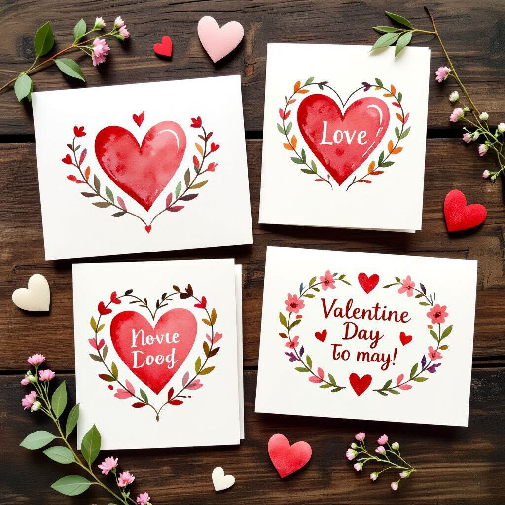 Simple Handmade Valentine Cards Images - Create Yours With AI