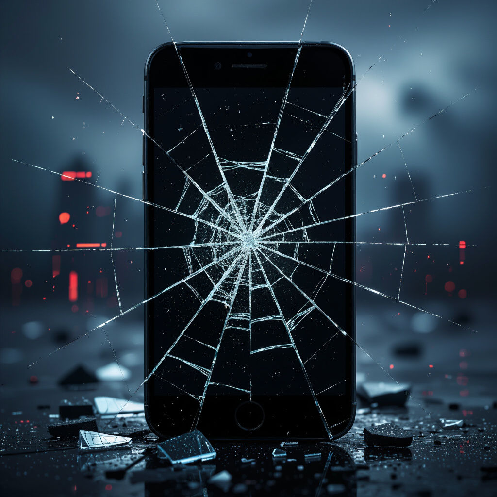 Picture Of Broken Screen - AI Art Gallery