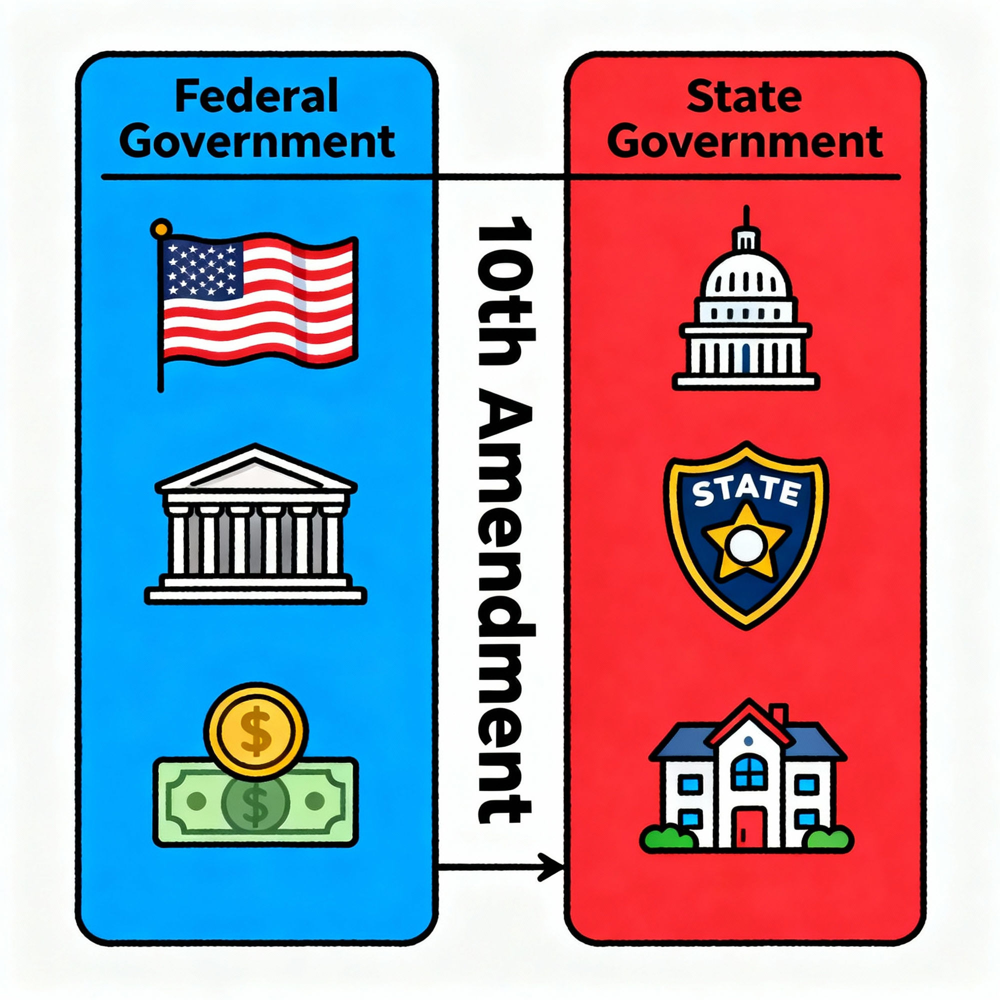 Easy 10th Amendment Drawings - AI Generated Art