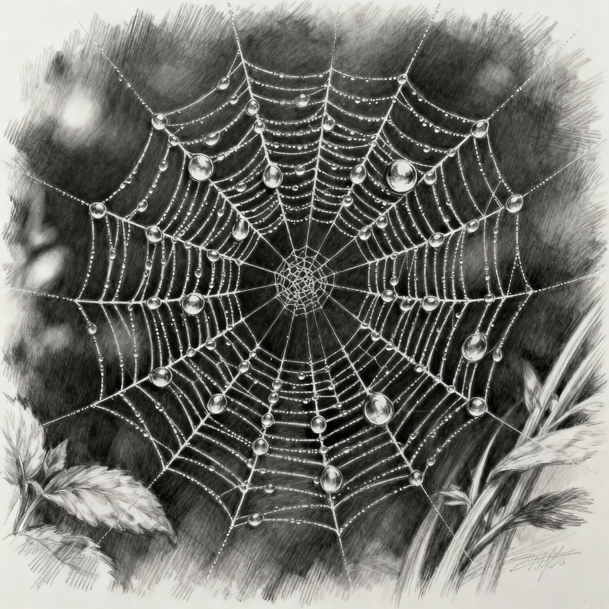 Cobweb Drawings - AI Art Gallery