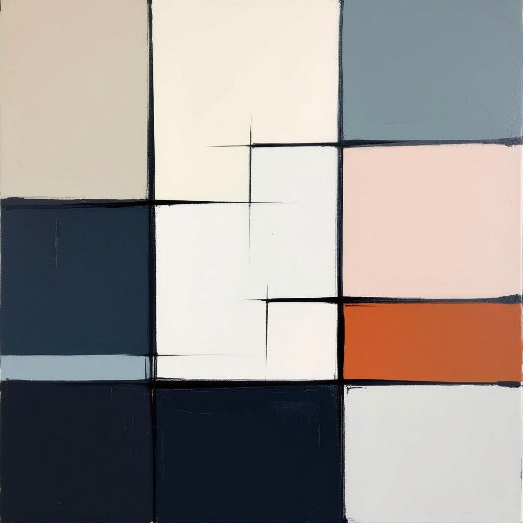 Simple Modern Art Gallery - AI Generated