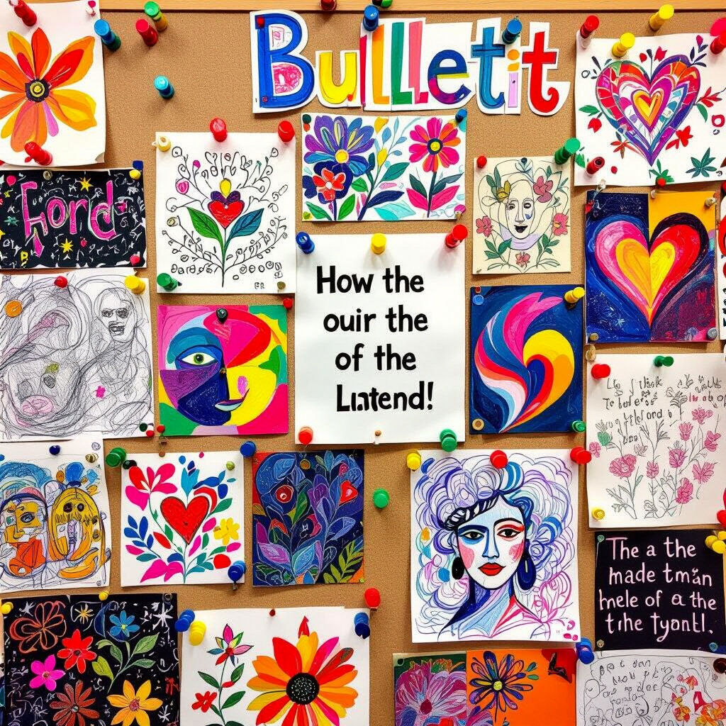 Art Bulletin Board Ideas - Get Inspired With AI
