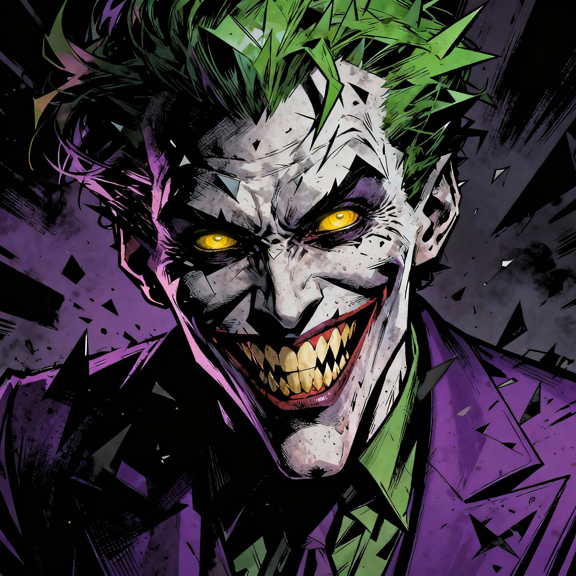 Joker Face Drawings - Create Your Own AI Art
