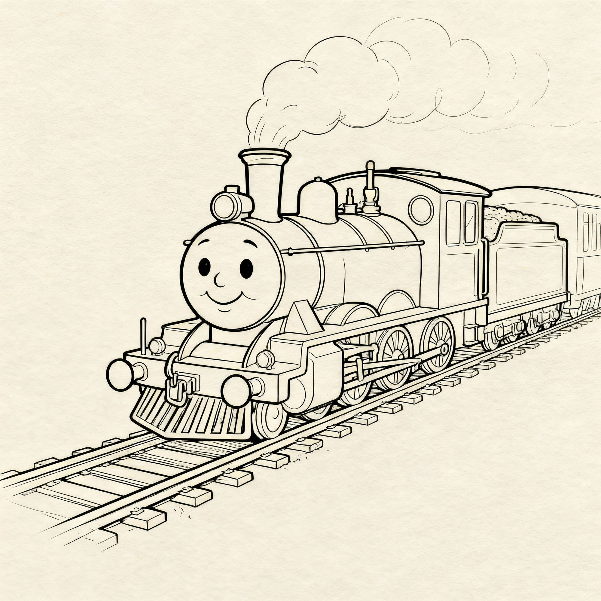 Easy Train Drawings - Create Simple Train Art With AI