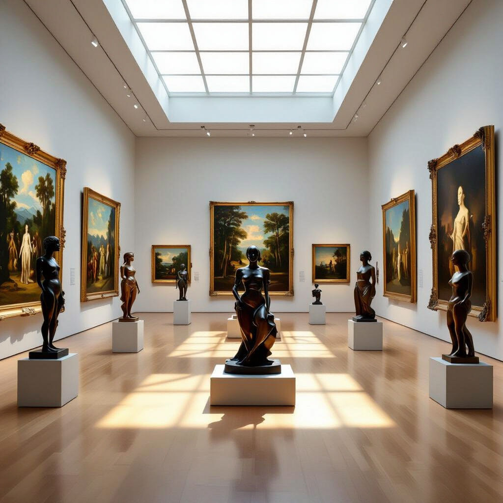 Museum Of American Art Style - AI Art Gallery