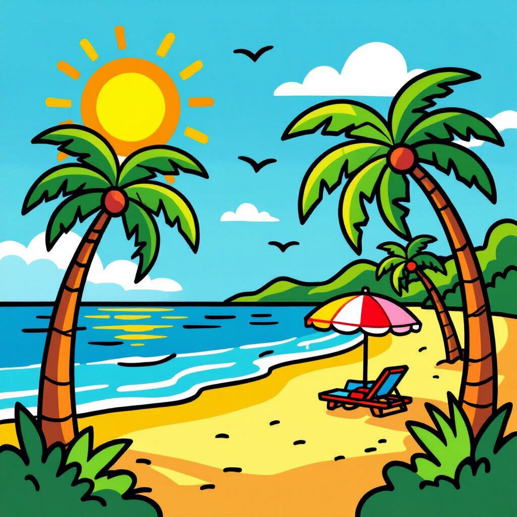 Summer Images Clipart Gallery - AI Generated