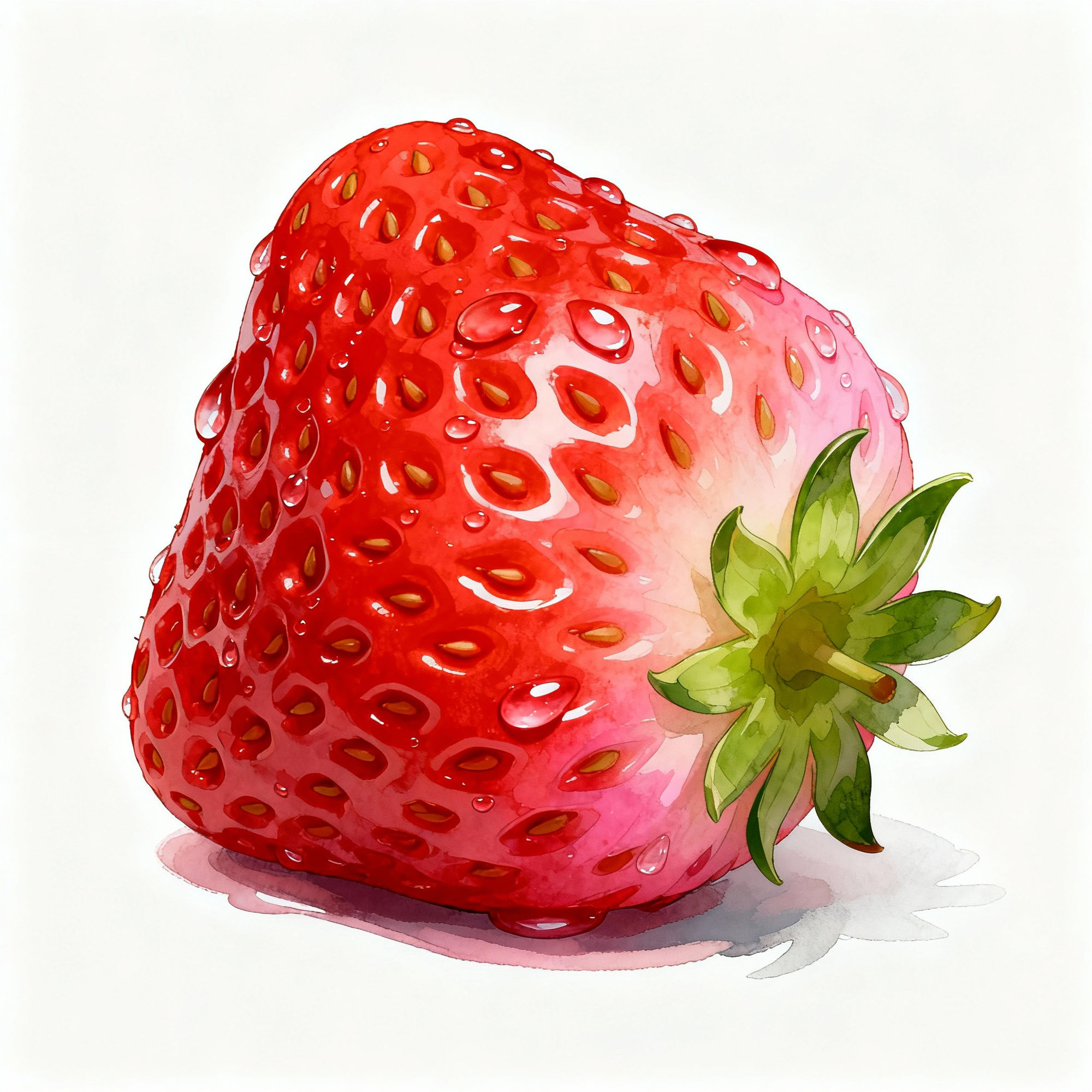 Drawing Of A Strawberry - AI Art Gallery