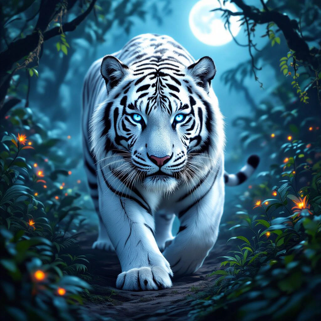 White Tiger Images - Browse Majestic AI Art & Create Your Own