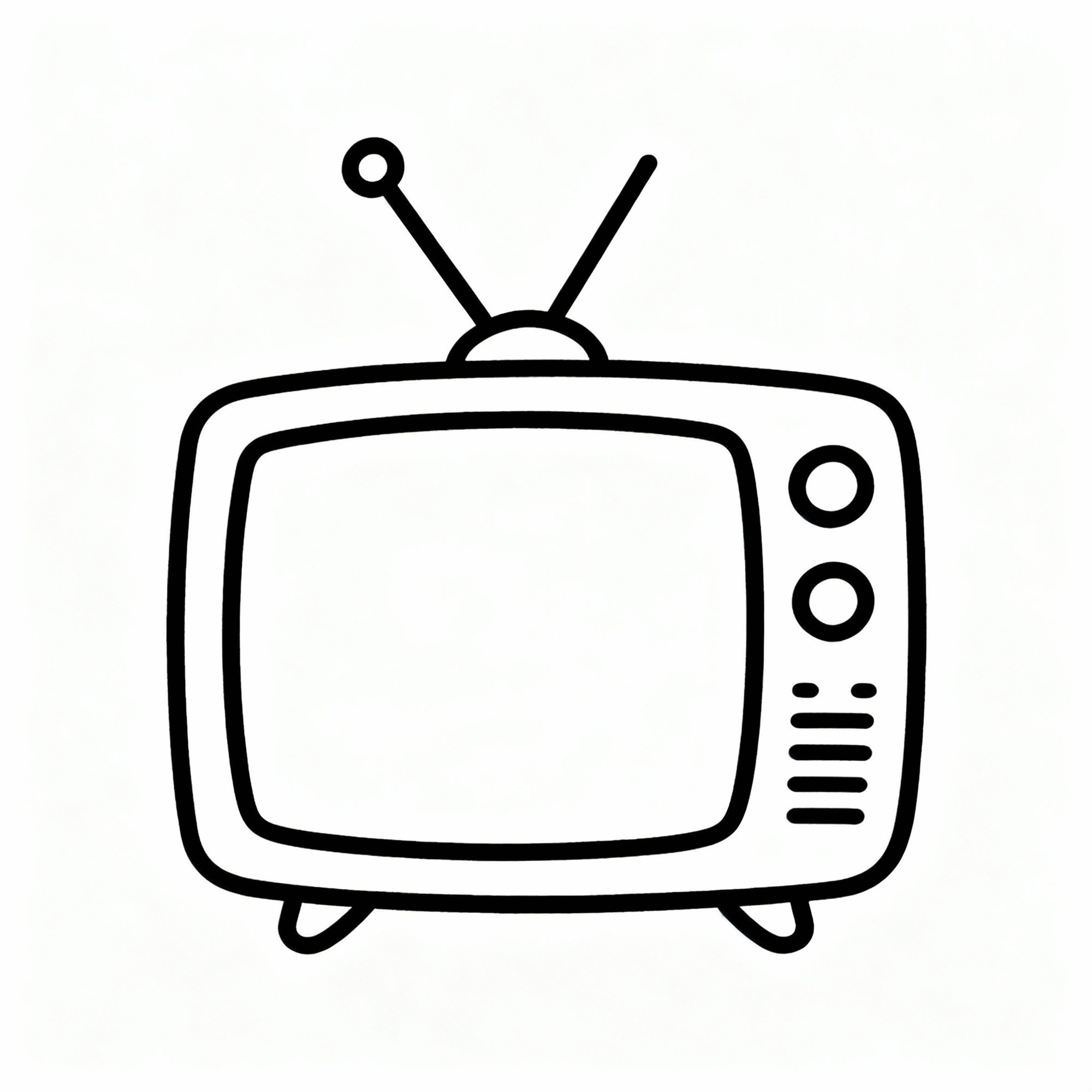 Easy Tv Drawings - Create Simple Tv Art With AI