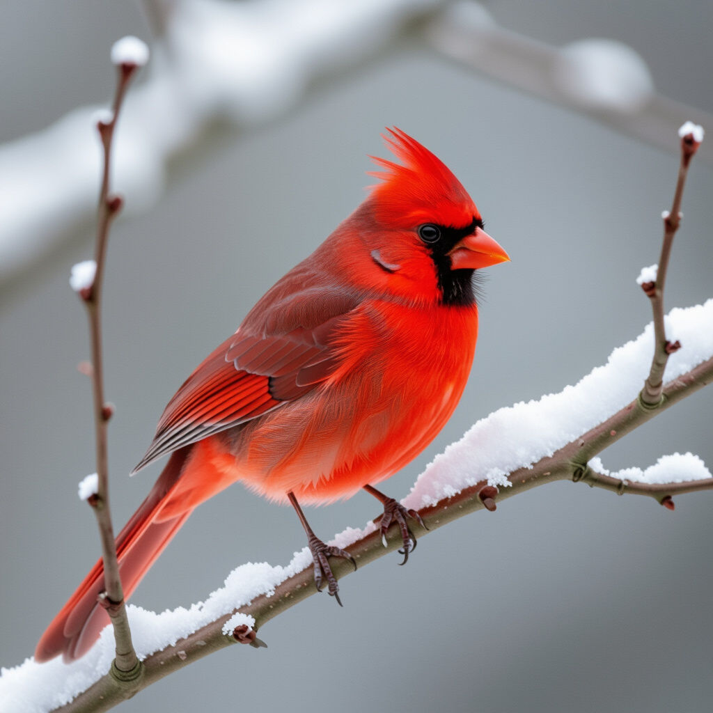 Cardinal Pictures - AI Generated Bird Art