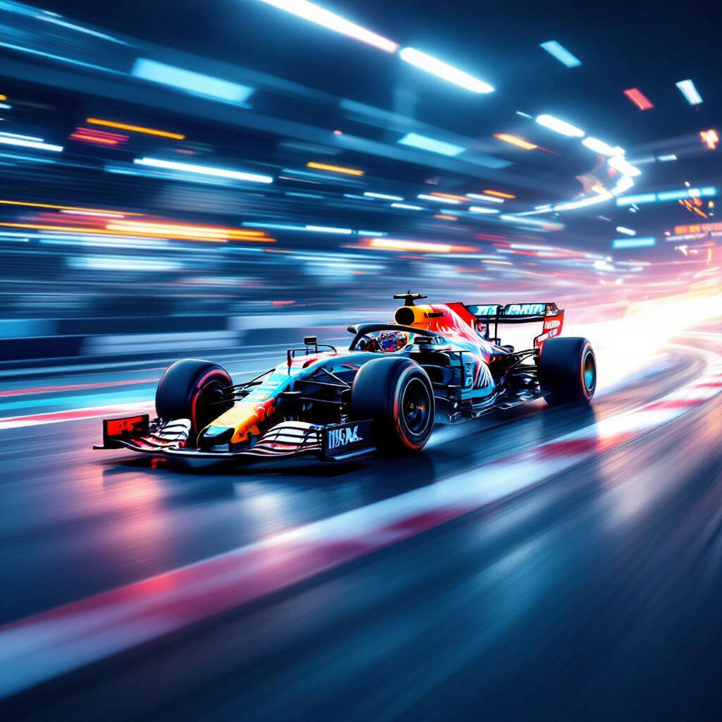 Formula 1 Wall Art - AI Generated Designs