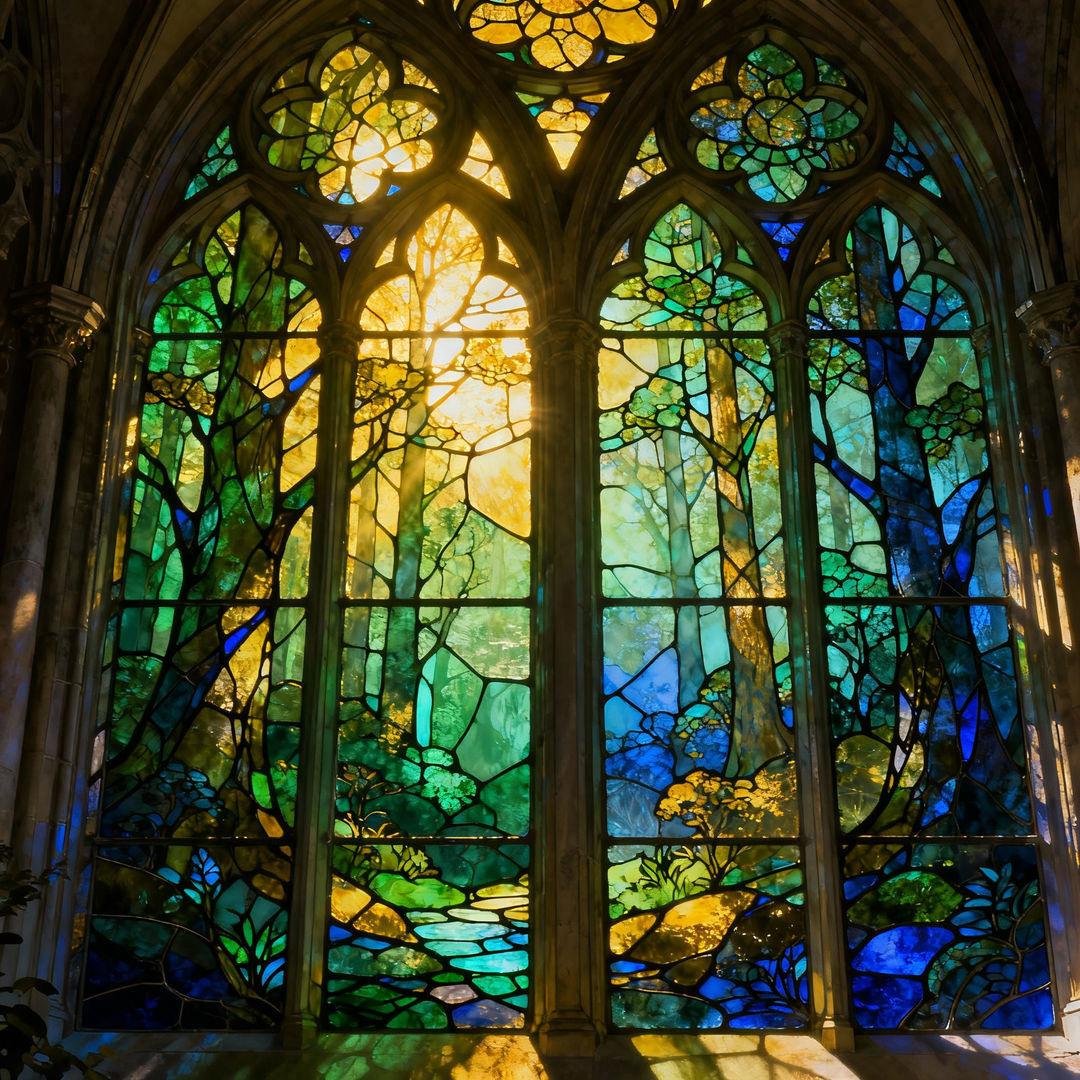 Stained Glass Drawings - Create Your Own AI Art