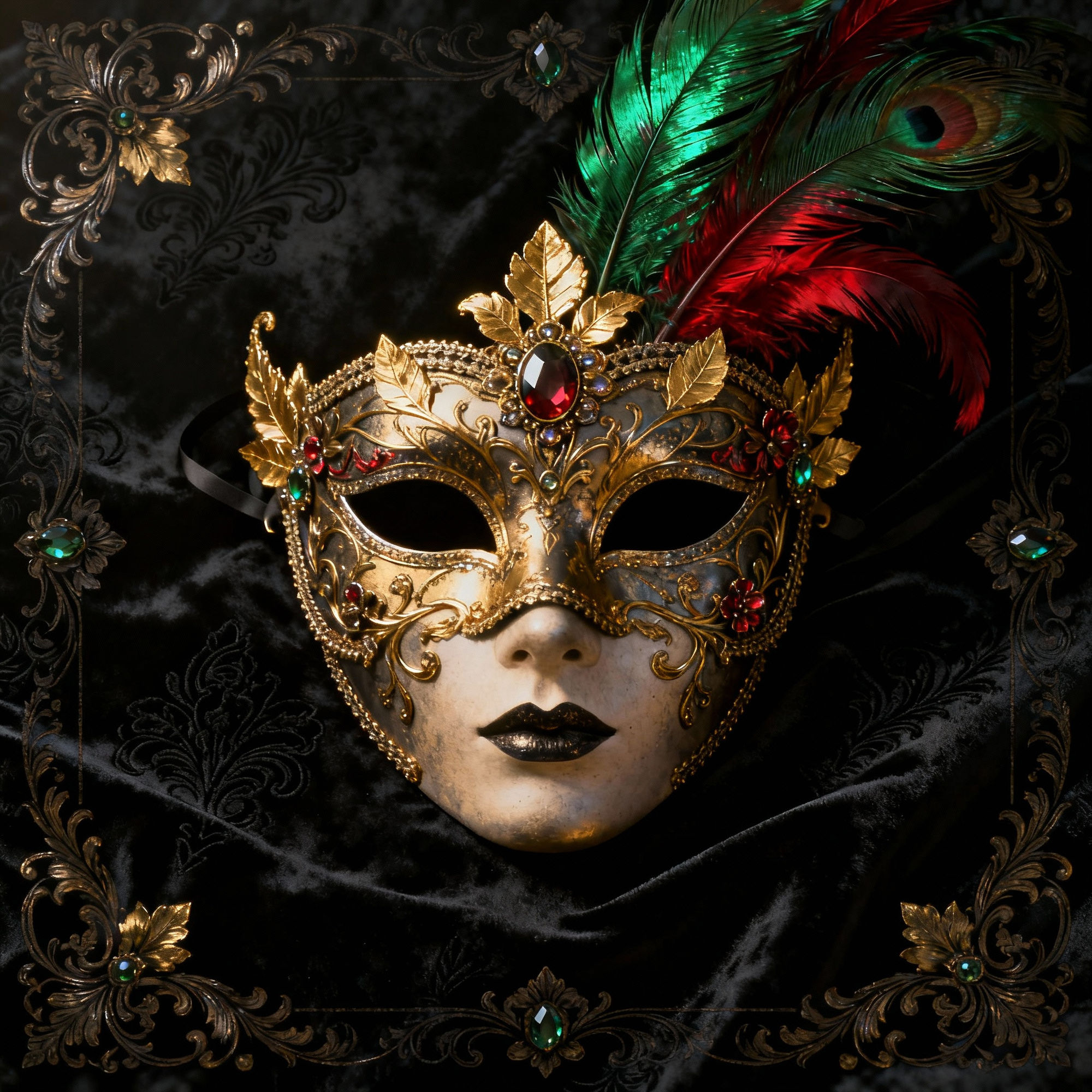 Masquerade Mask Drawings - AI Art Gallery | Nightcafe