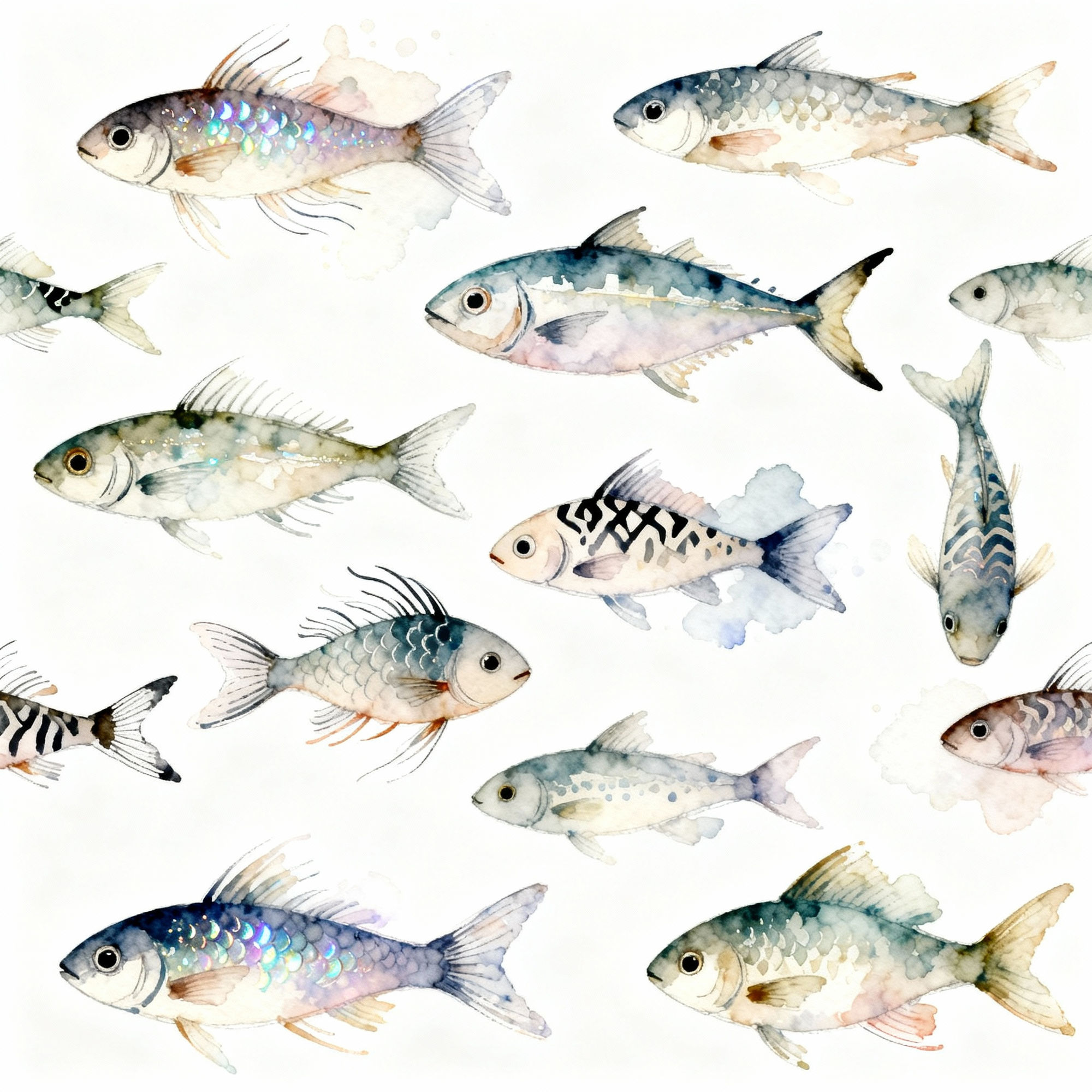 Tiny Fish Drawings - Create Cute Fish Art With AI