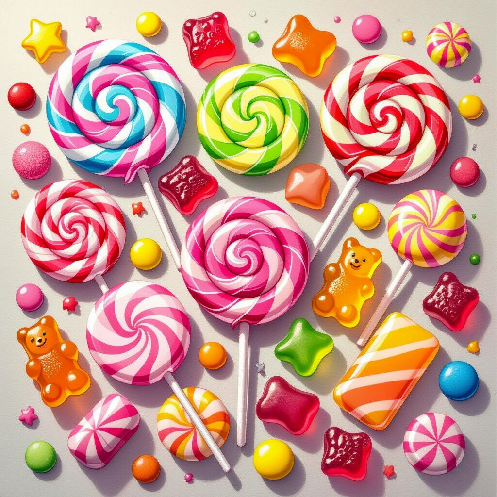 Easy Candy Drawings - Create Sweet Art With AI