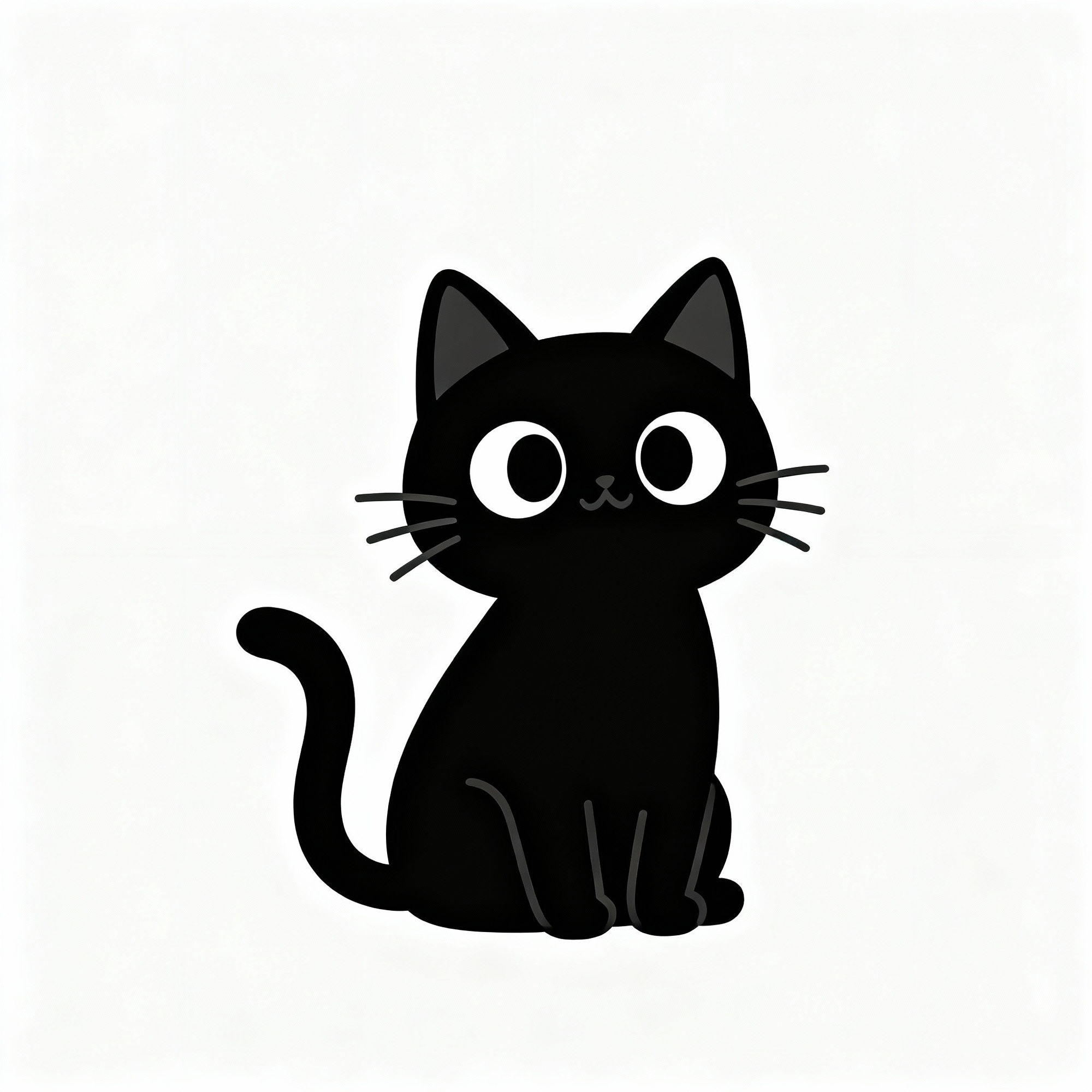 Easy Black Cat Drawings - Create Yours With AI