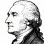 George Washington Simple Drawing - AI Generated Art