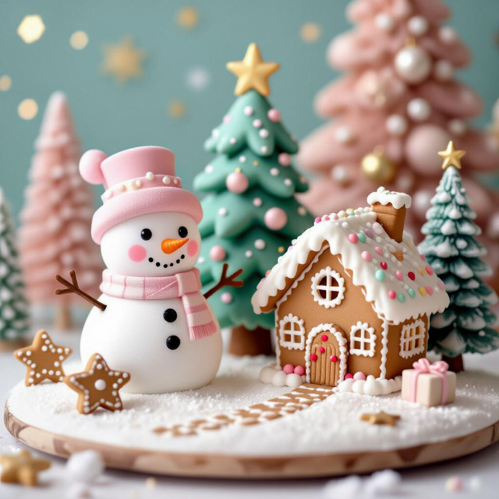 Kawaii Christmas Wallpapers - Cute & Festive AI Art
