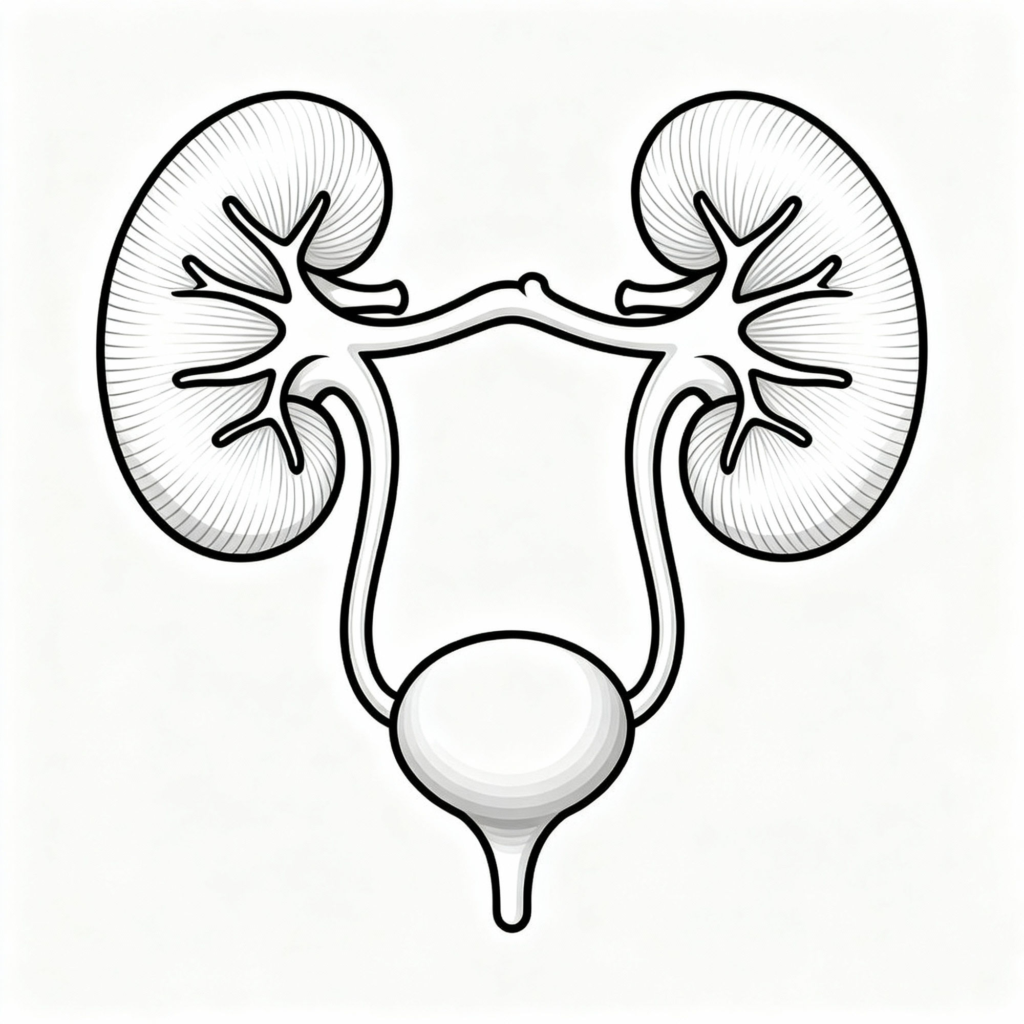 Urinary System Drawings - AI Art Generator