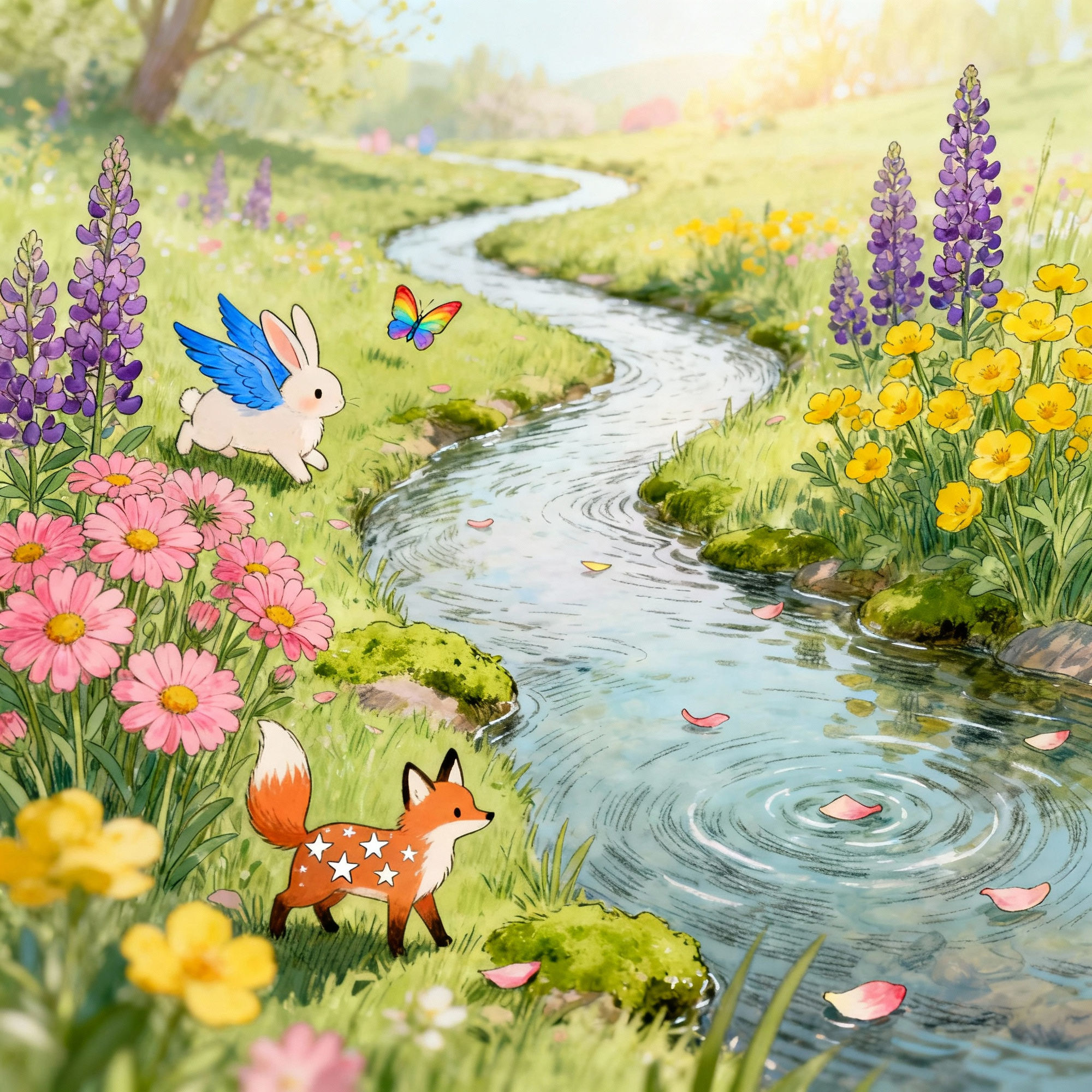 Spring Drawings - AI Art Gallery | Nightcafe