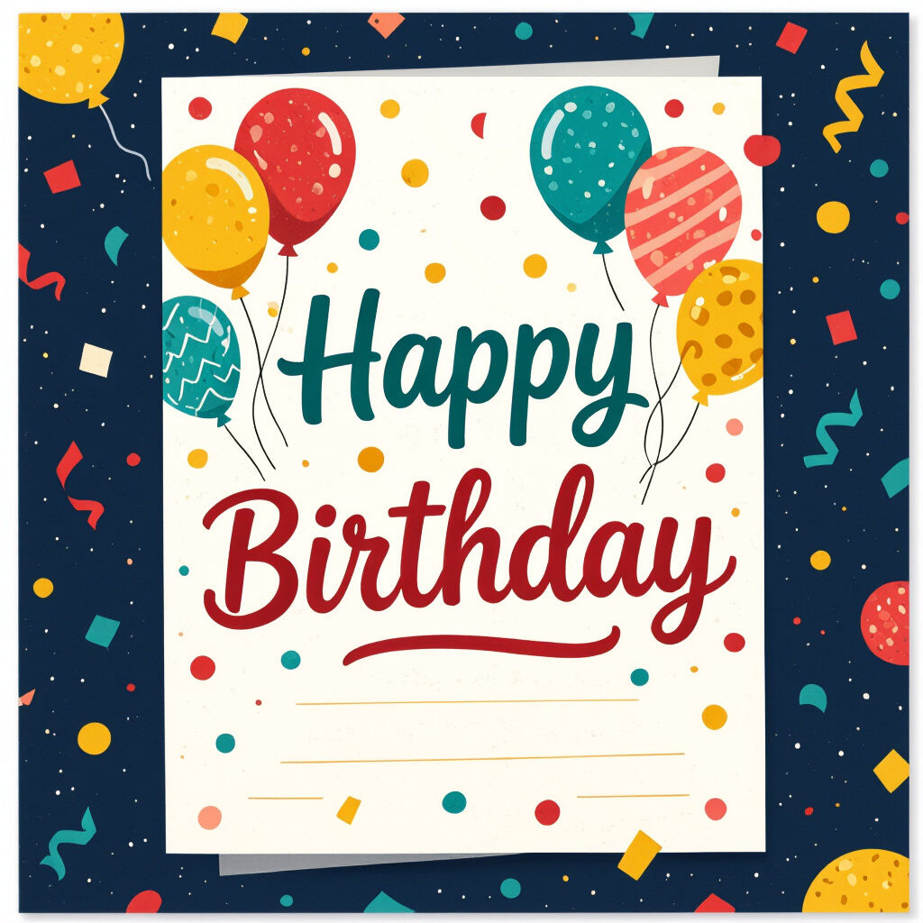 Birthday Cards Images - Generate Unique AI Birthday Cards