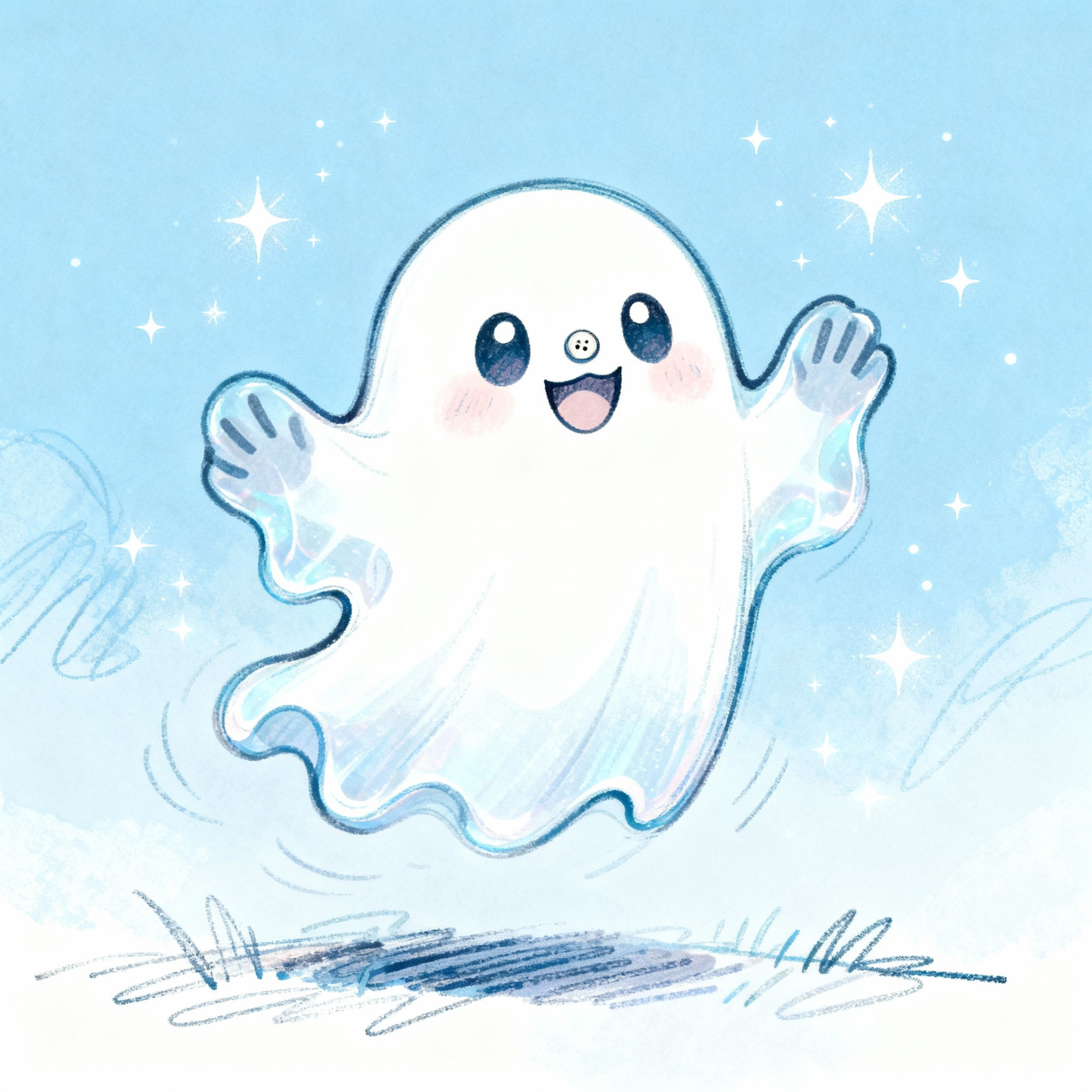 Ghost Cartoon Drawings - AI Art Generator