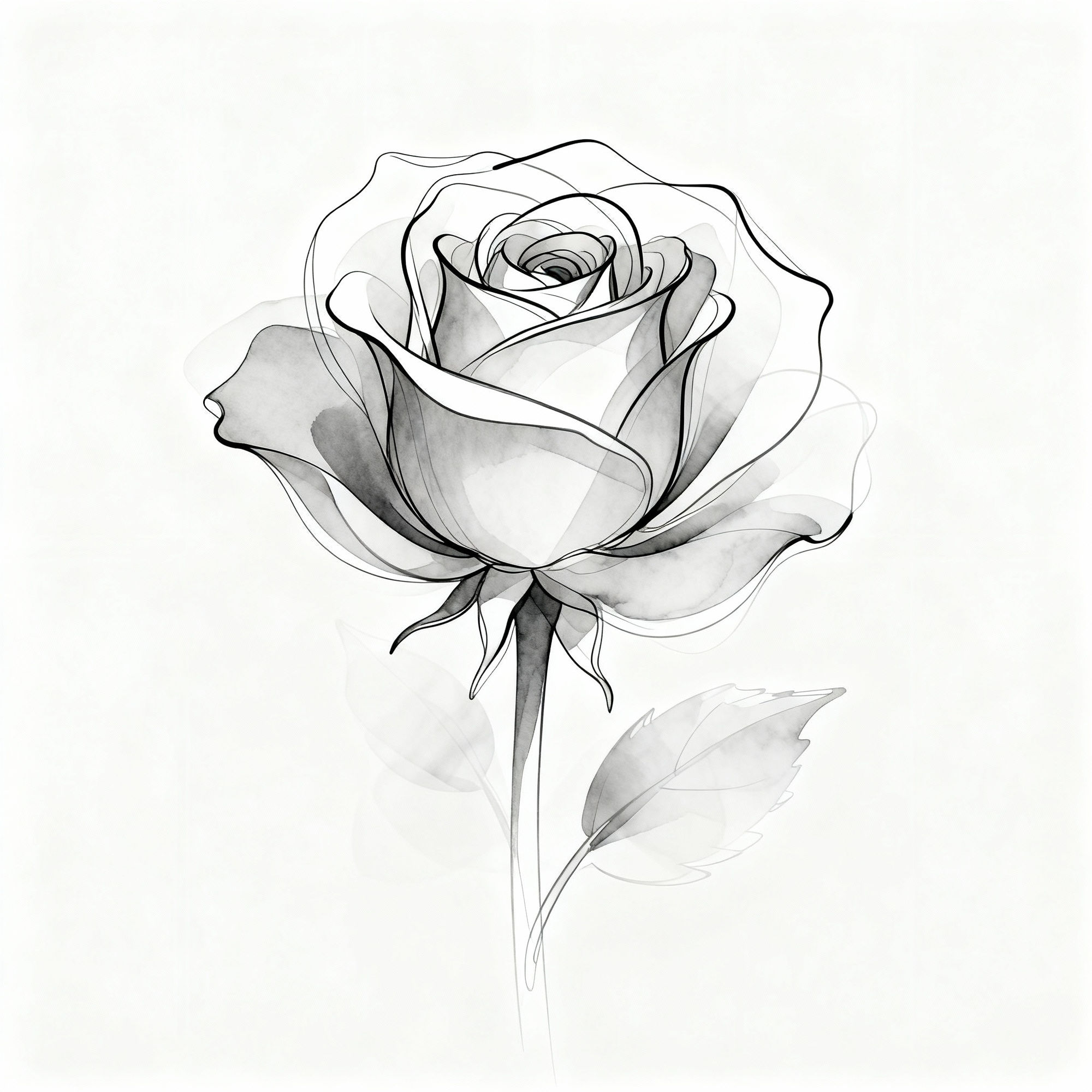 Easy Rose Drawings - Create Beautiful Rose Art With AI
