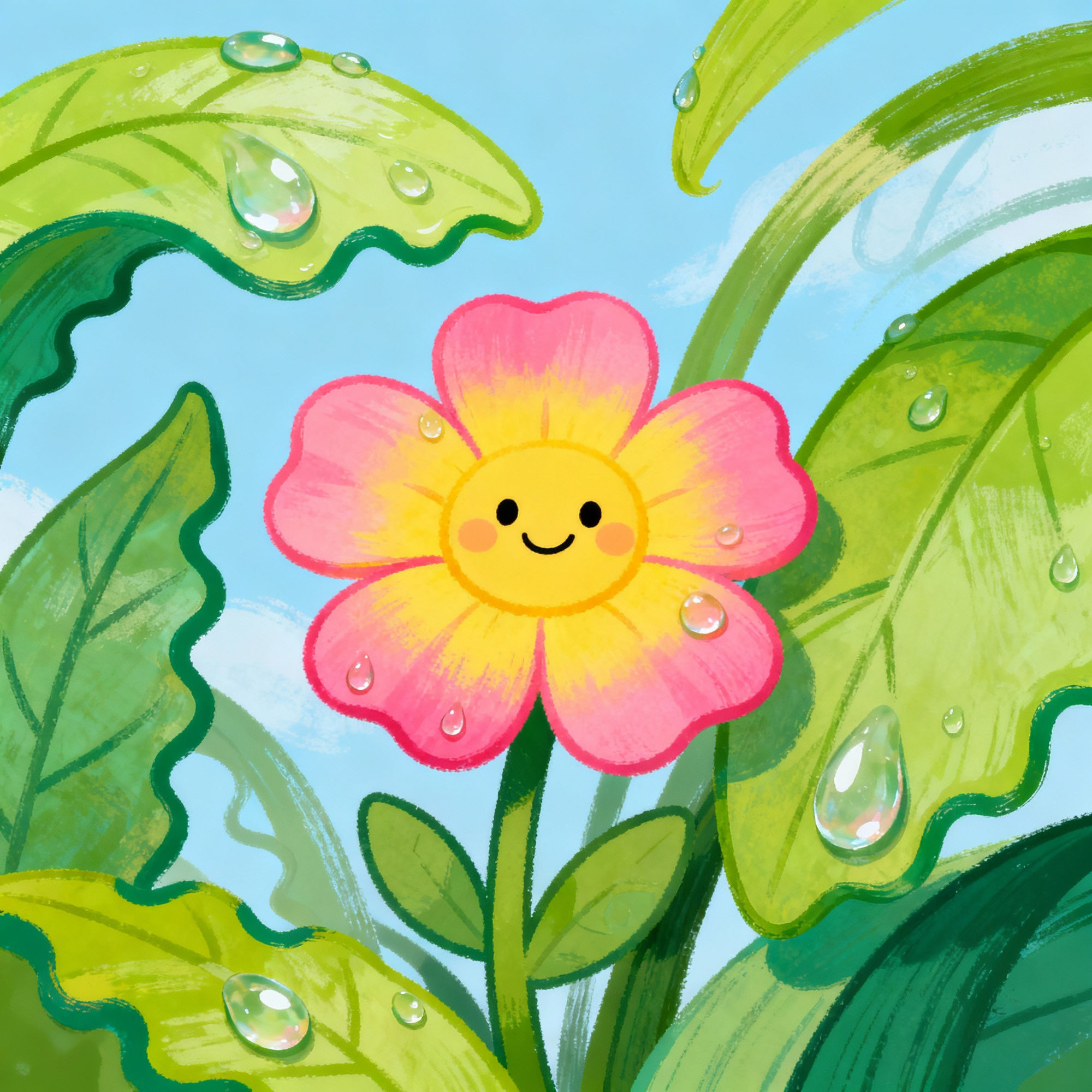 Cartoon Flower Drawings - AI Art Generator