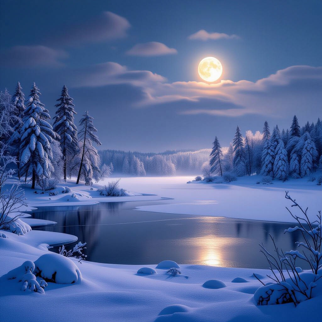 Winter Desktop Wallpapers - AI Generated & Free To Use