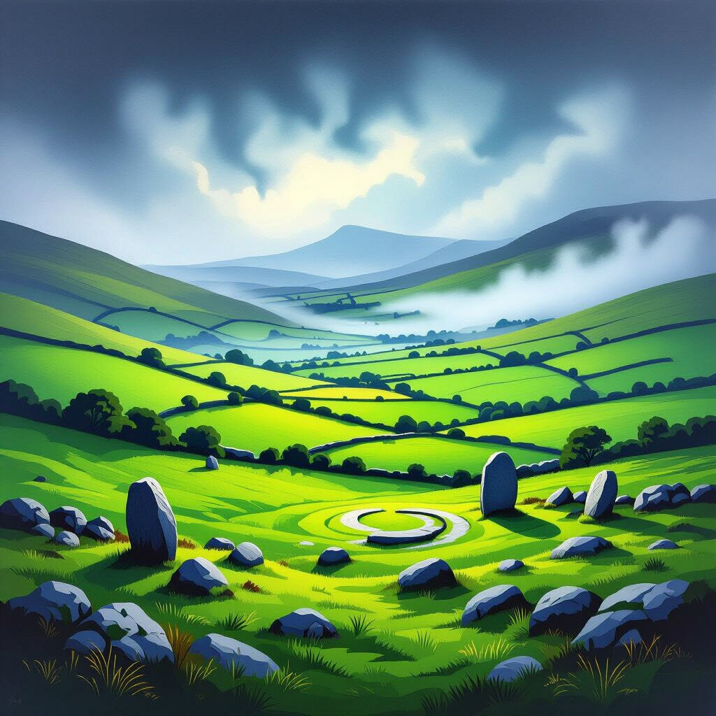 Traditional Irish Art - AI Generated Gallery
