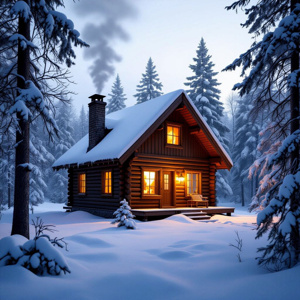 AI Generated Log Cabin Pictures - Browse & Create
