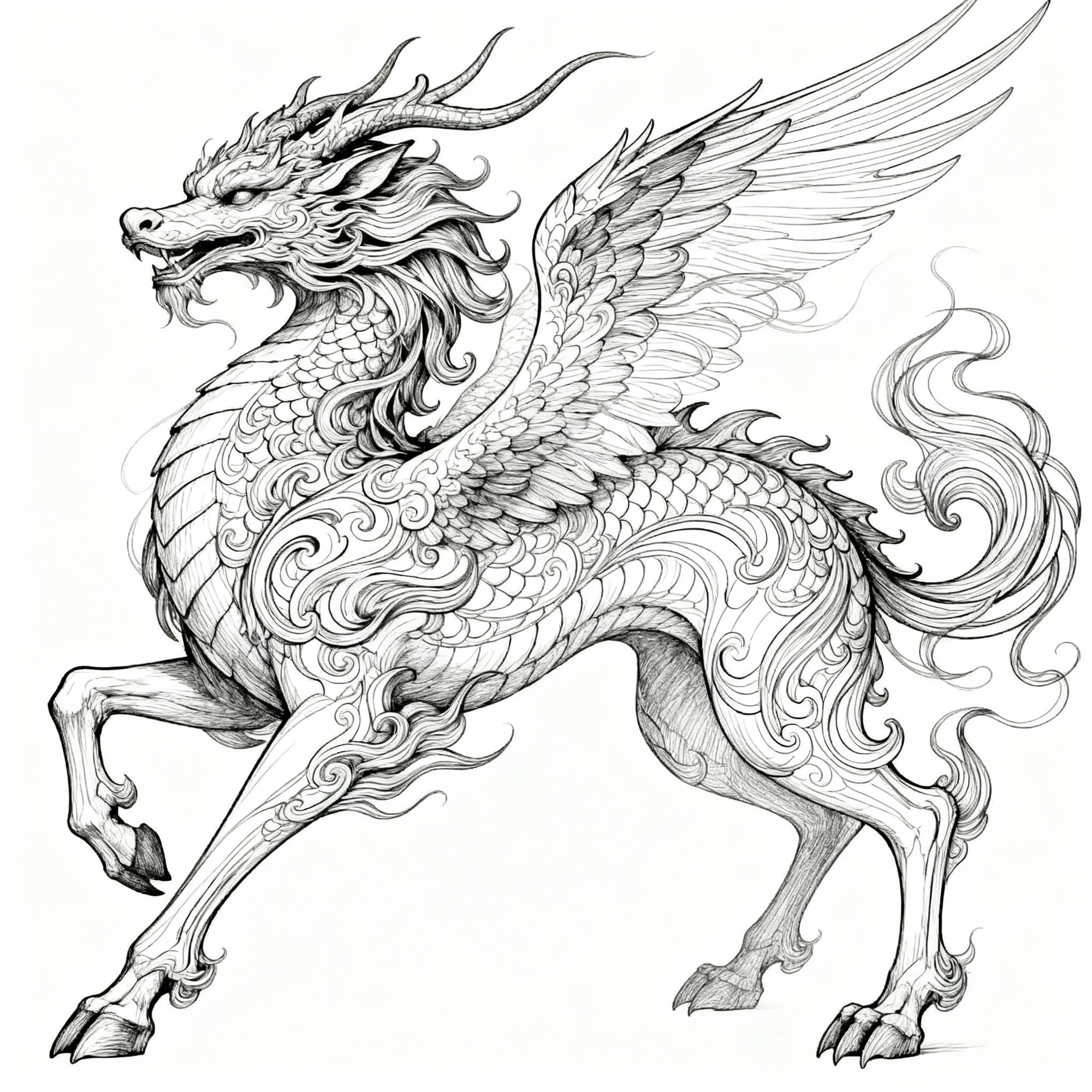 Trace Drawings - AI Art Generator | Nightcafe