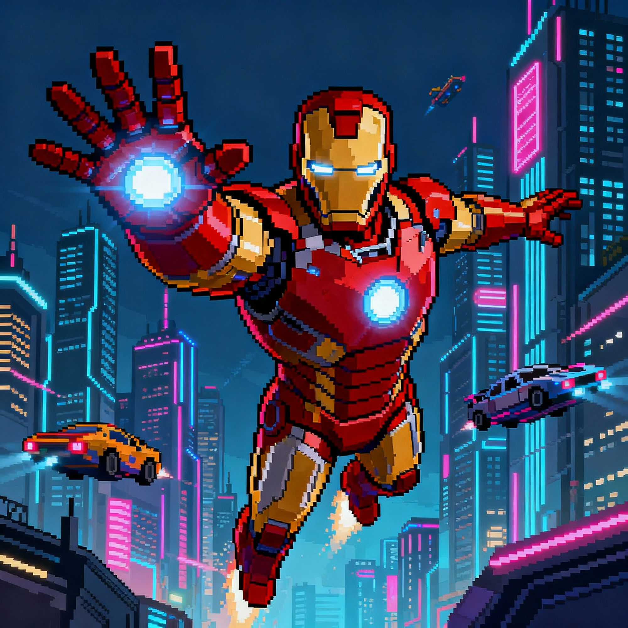 Iron Man Pixel Art - Create Iconic Designs With AI