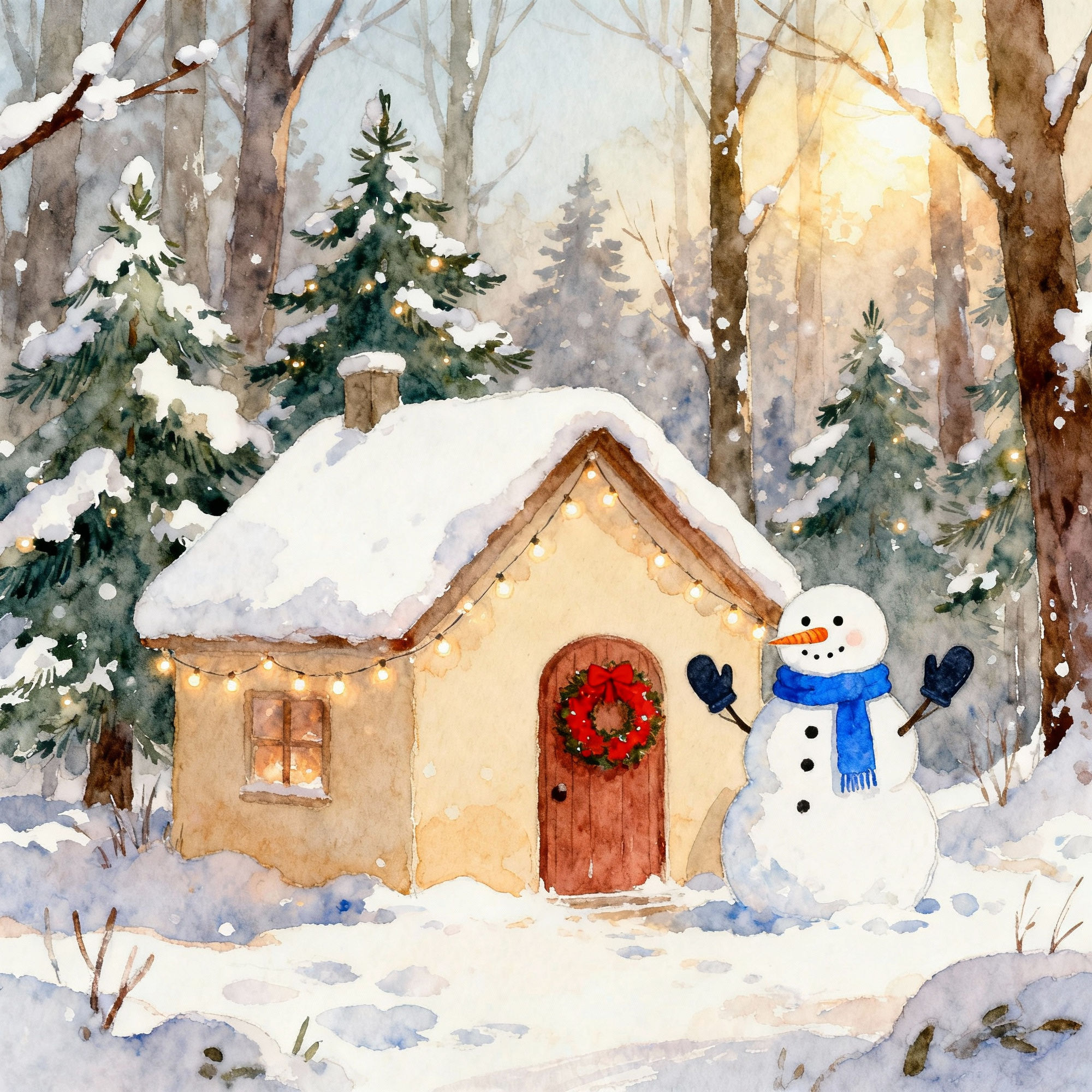 Christmas Card Drawings - AI Generated Ideas