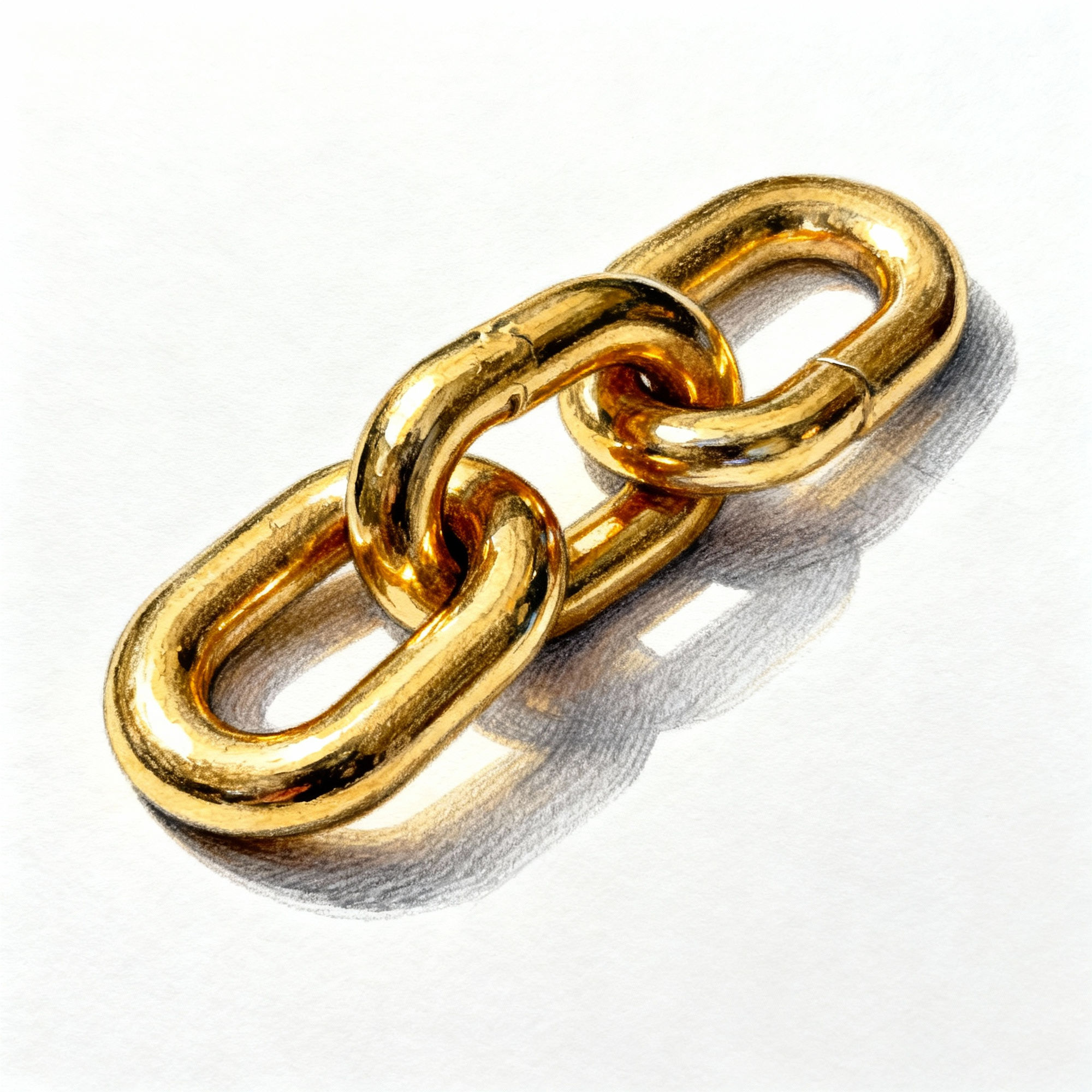 Gold Chain Drawing - Create Yours With AI