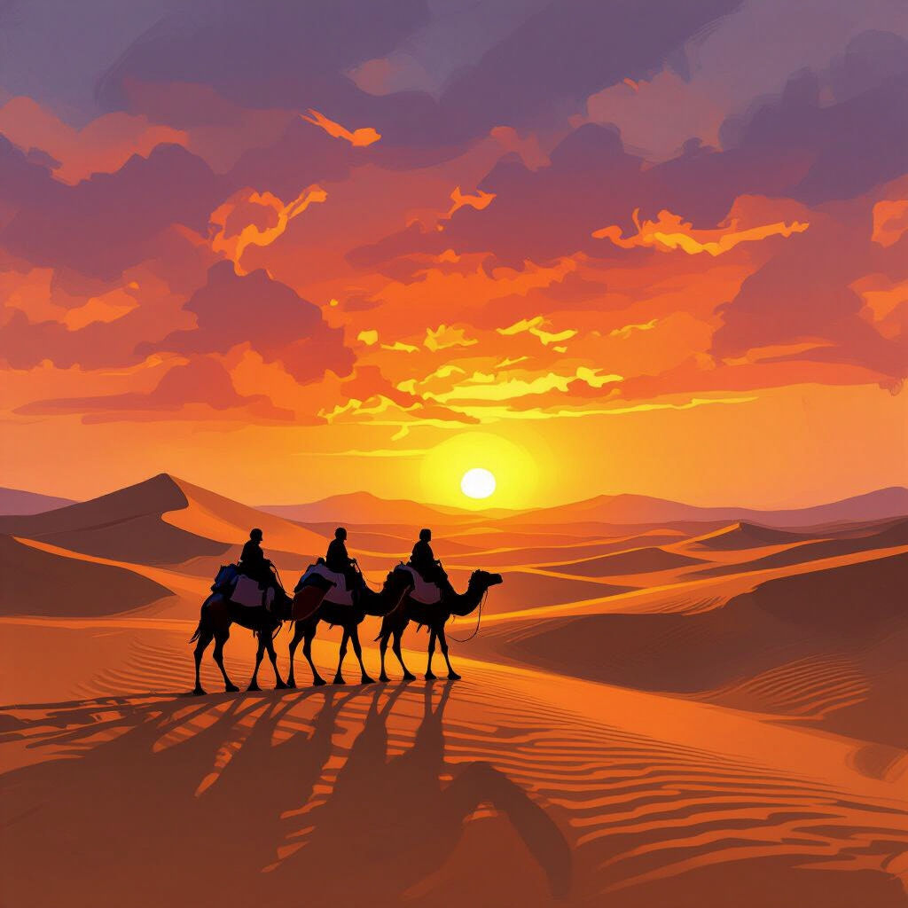 Sahara Desert Drawings - Create Your Own AI Art
