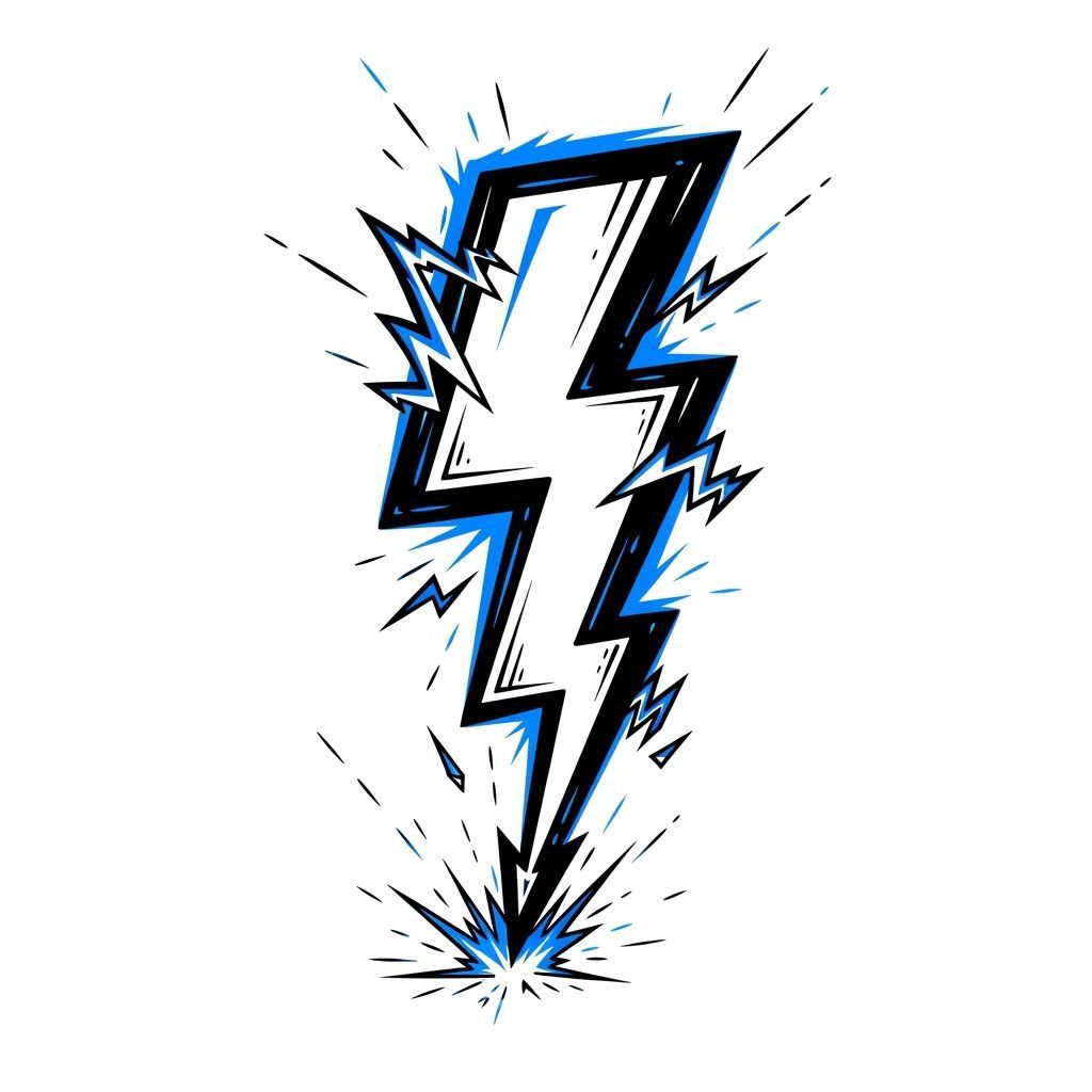Lightning Bolt Drawing Gallery - Create Your Own