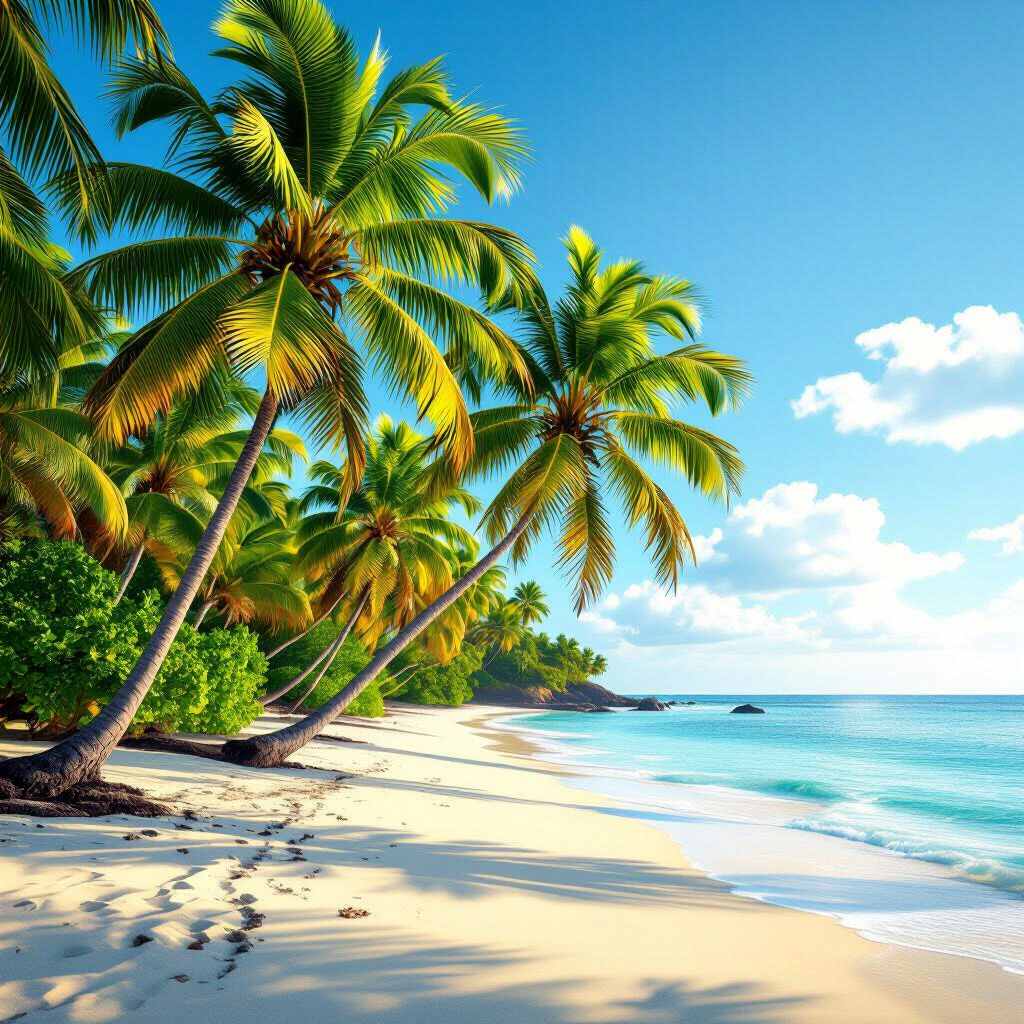 Palm Tree Wallpapers - AI Generated Tropical Designs