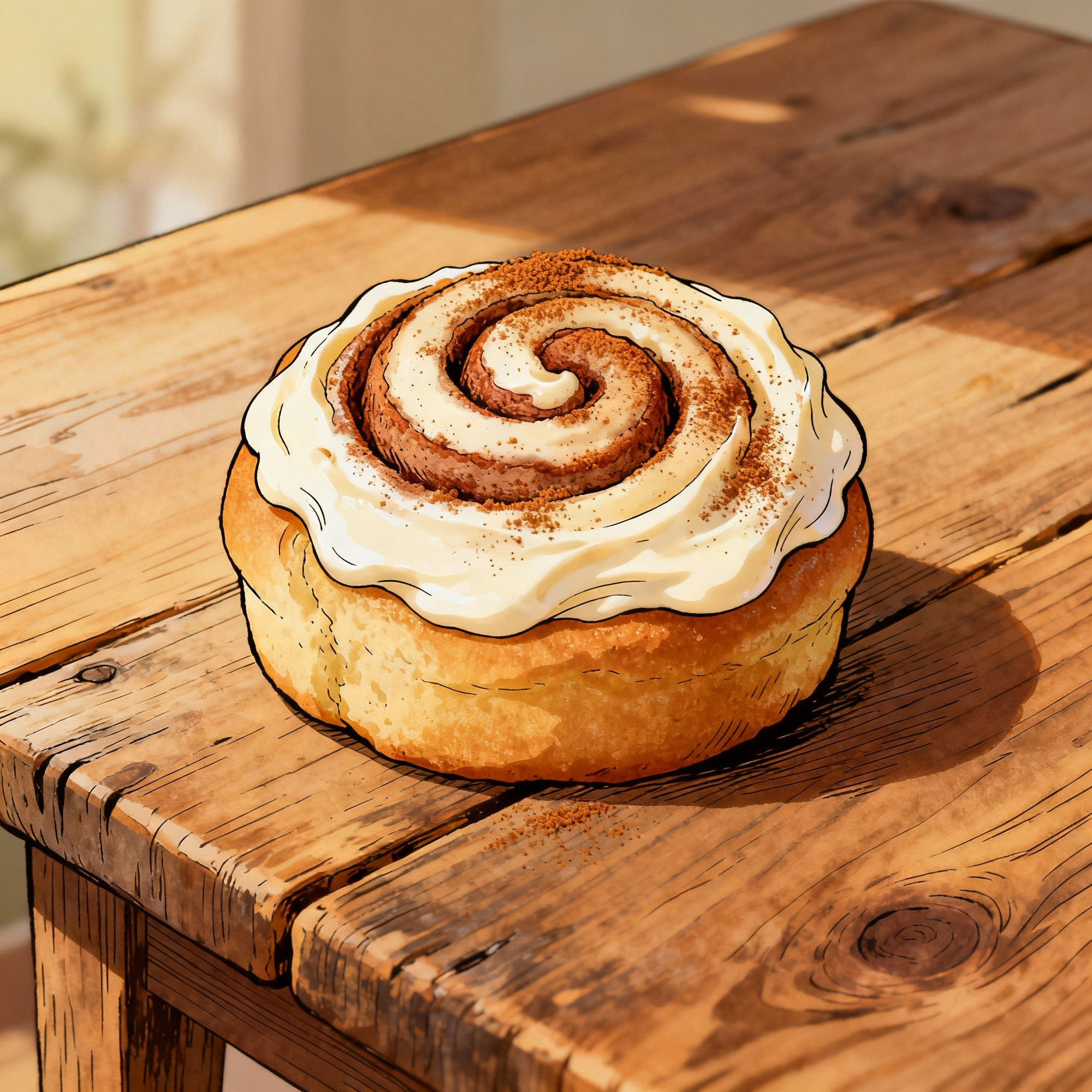 Cinnamon Roll Drawings - AI Art Generator